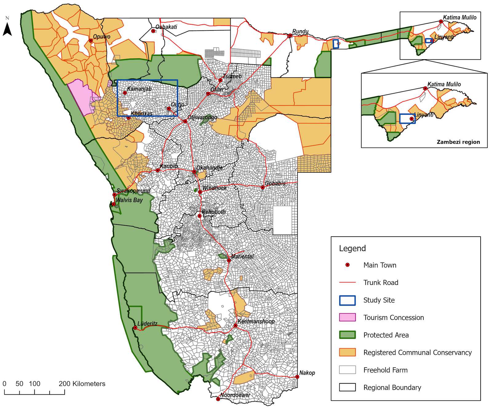 Investigating human-wildlife conflict beyond conservancies in Namibia