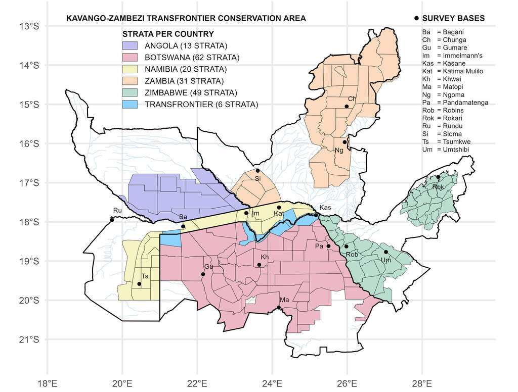 Namibia's elephant numbers confirmed by regional aerial survey